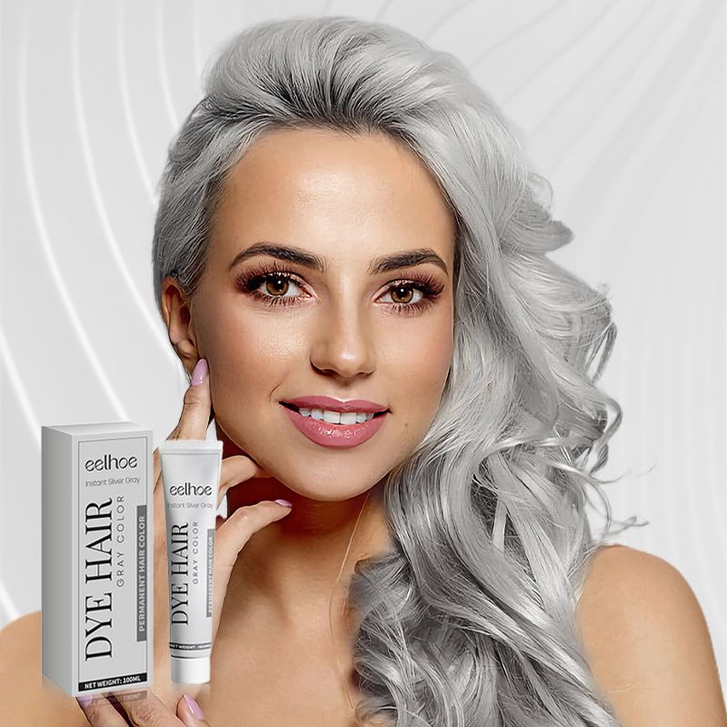 🔥Buy 2 Get 1 Free🔥Long-Lasting Non-damaging Silver Gray Hair Cream ...